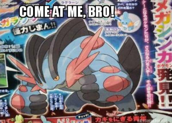 Mega Swampert is ripped. | Pokémon | Know Your Meme