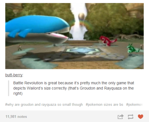 Wailord's Size | Pokémon | Know Your Meme