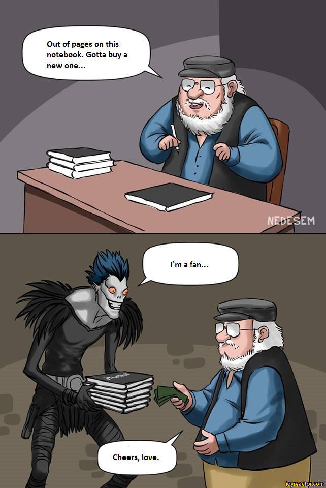 Out of pages | Game of Thrones | Know Your Meme