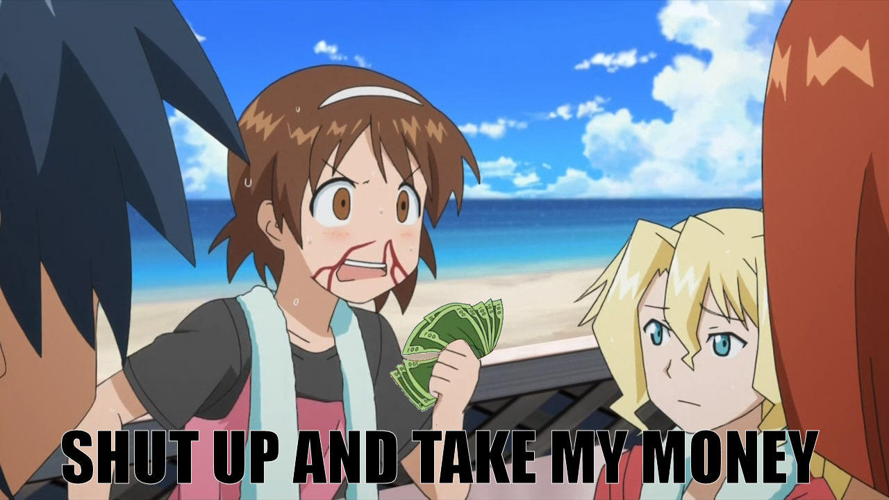 Take Sanae's Money! | Squid Girl / Shinryaku! Ika Musume | Know Your Meme