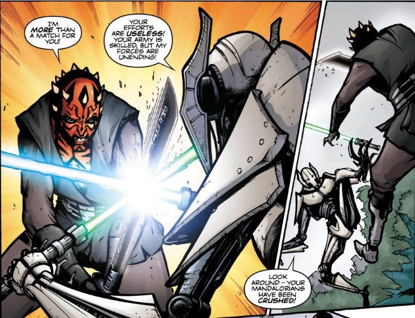 Do my eyes deceive me, a General Grievous that is actually threatening ...