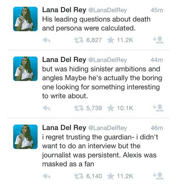 Del Ray Tweets | Lana Del Rey | Know Your Meme