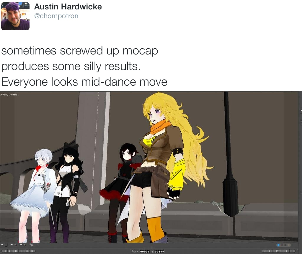Mocap Problems | RWBY | Know Your Meme