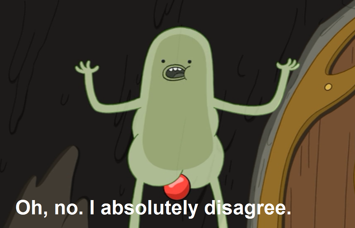 Oh no I absolutely disagree | Reaction Images | Know Your Meme