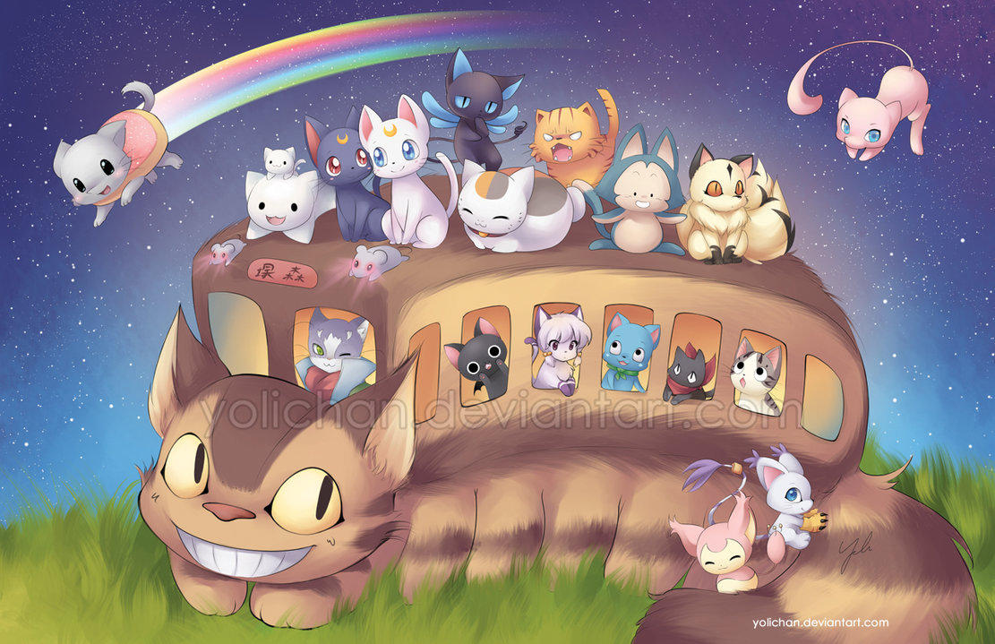 All Aboard the Catbus | Crossover | Know Your Meme