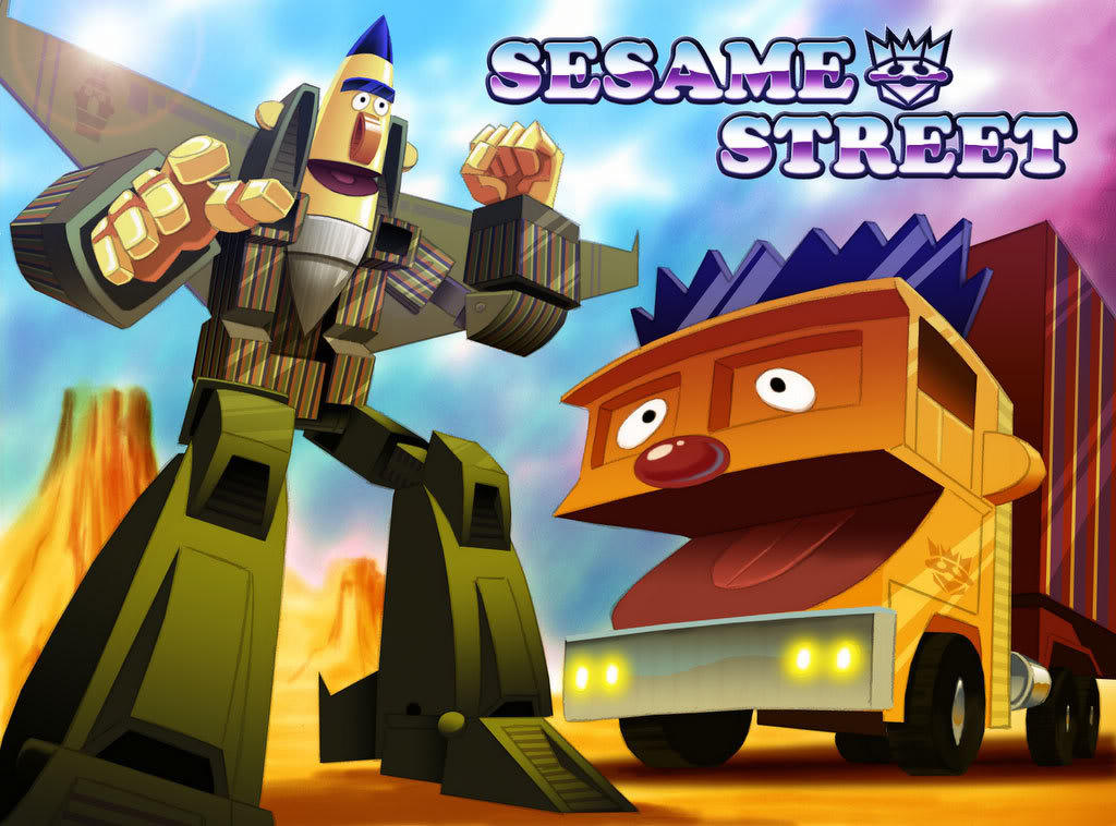 Sesame Street Transformers | Transformers | Know Your Meme