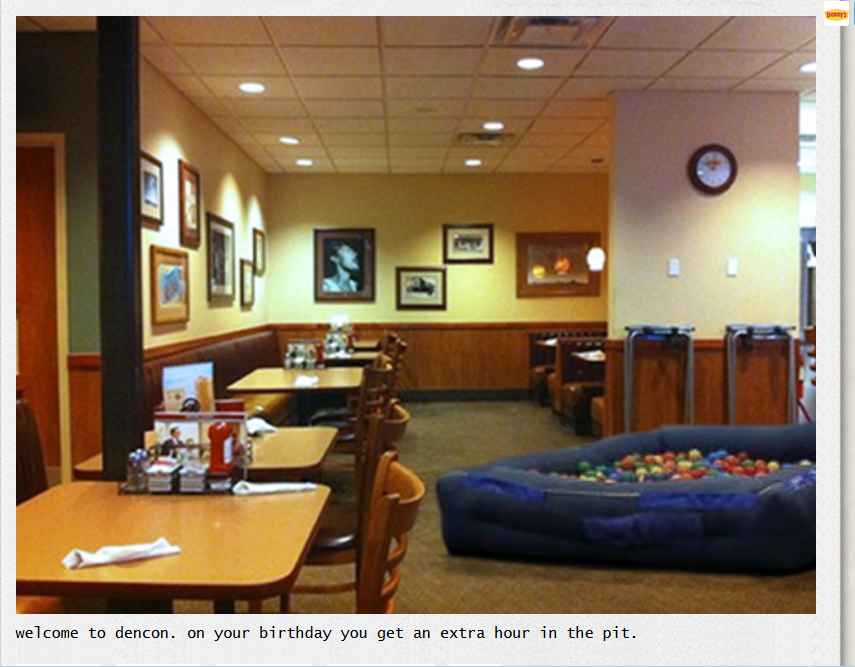 DENNYS SPONSORS BALL PIT @ DENCON 2014 | Dashcon | Know Your Meme