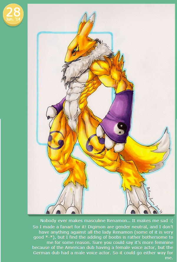 Tumblr Art Appreciation #005 | Renamon | Know Your Meme