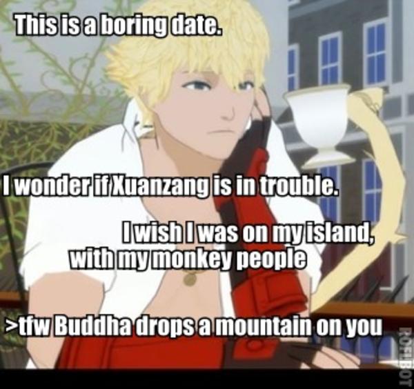 Sun Wukong feels | RWBY | Know Your Meme