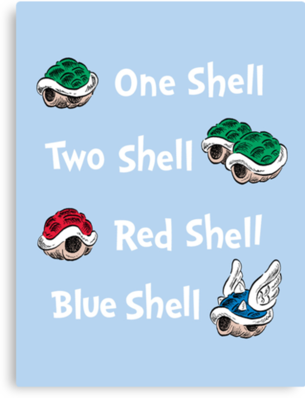 One Shell Two Shell Red Shell Blue Shell | Mario Kart Blue Shell | Know ...