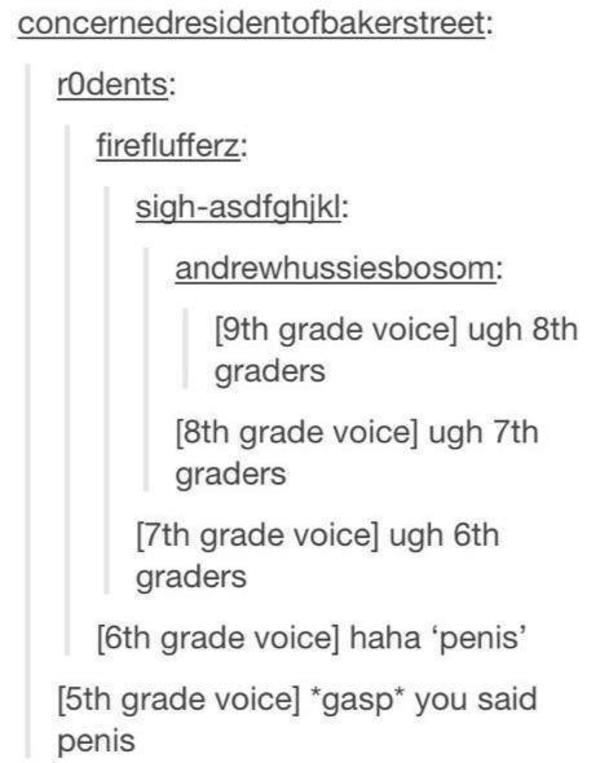 Ugh, 9th graders | Tumblr | Know Your Meme