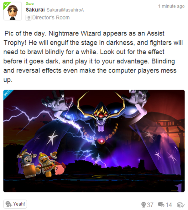 Pic of the Day: Nightmare Wizard | Super Smash Brothers | Know Your Meme