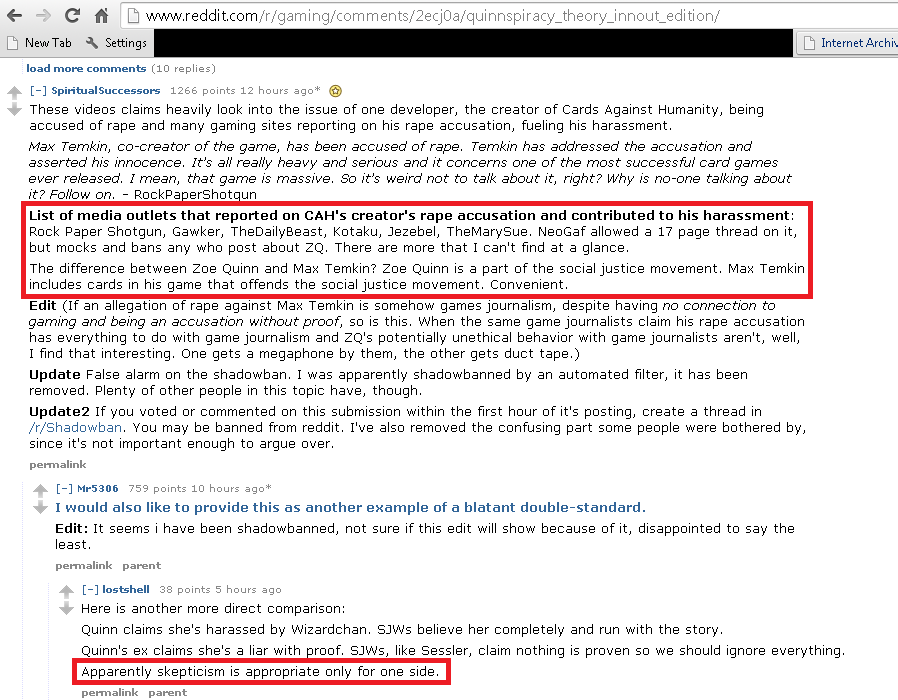 Double standards in gaming journalism | Zoë Quinn | Know Your Meme