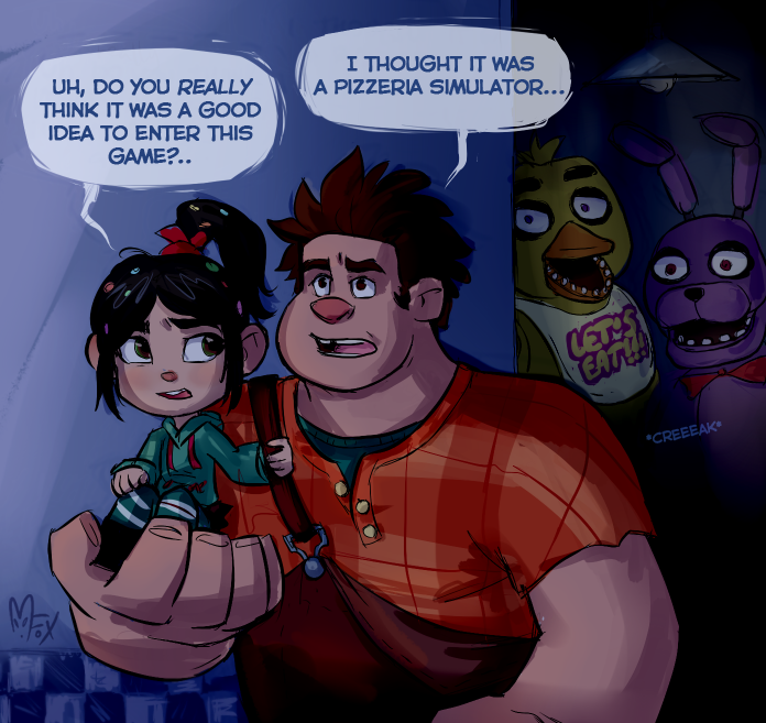 Wreck-it-Ralph at Freddy's by Mistrel-Fox | Five Nights at Freddy's ...