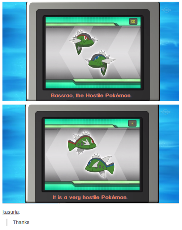 Thank you Pokédex, I never would have guessed. | Pokémon | Know Your Meme