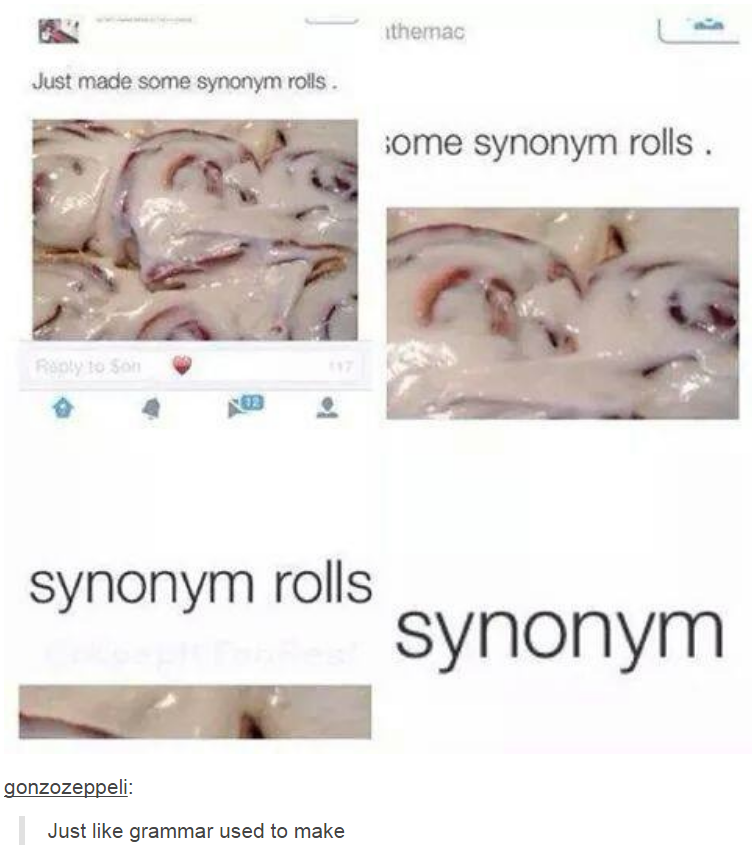 Rolls | Synonym Rolls | Know Your Meme