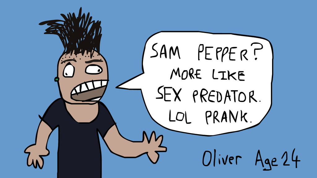 Sam Pepper Sex Predator | Sam Pepper | Know Your Meme