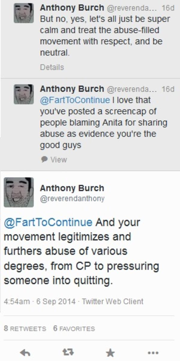 Anthony Burch Accuses GamerGate Supporters Of "Further Abuse Of Various ...