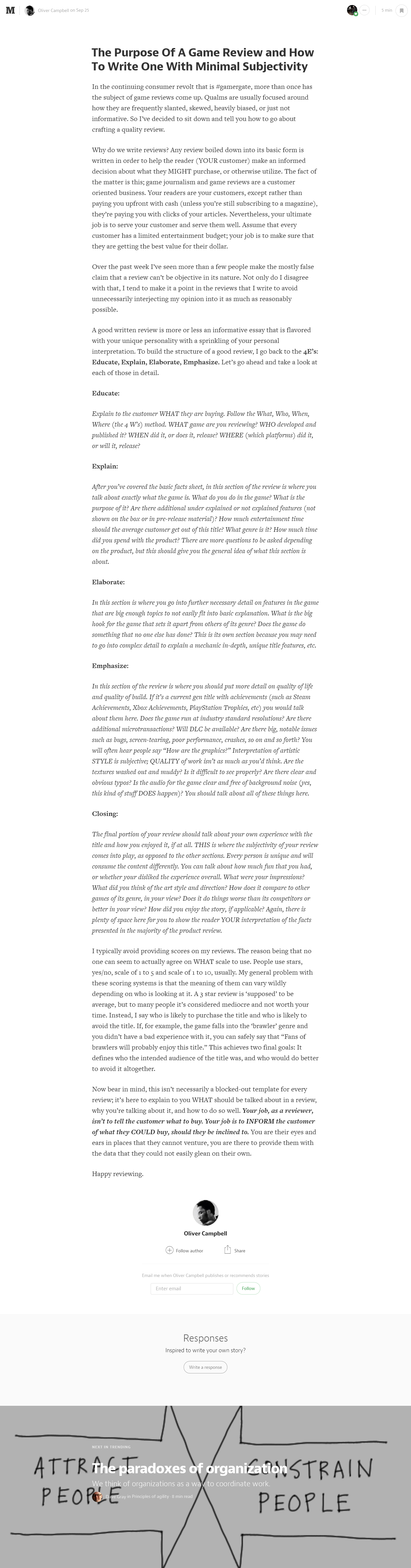 The Purpose Of A Game Review And How To Write One With Minimal ...