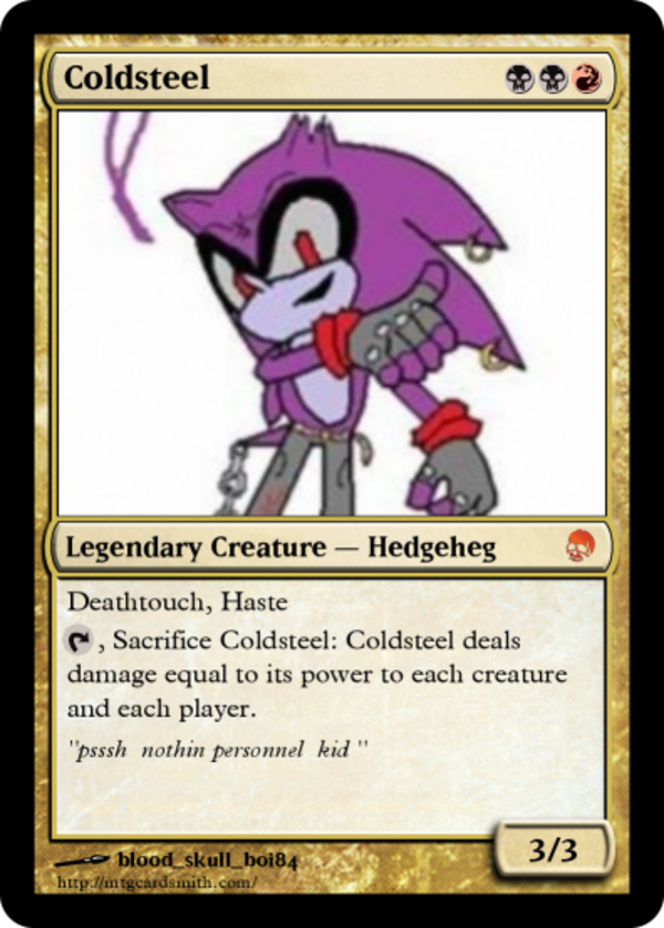 [Image - 839542] | Coldsteel The Hedgeheg | Know Your Meme