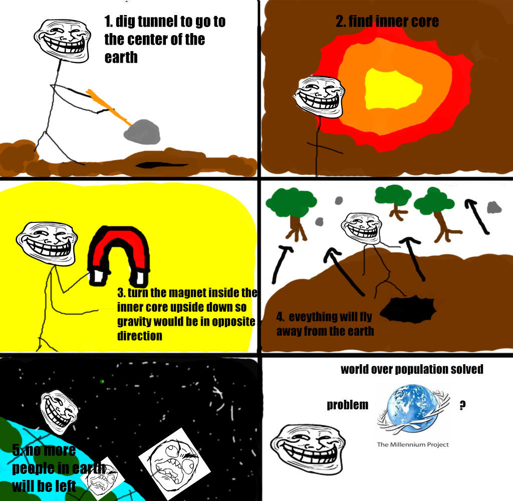 How to solve world overpopulation | Troll Science / Troll Physics | Know Your Meme