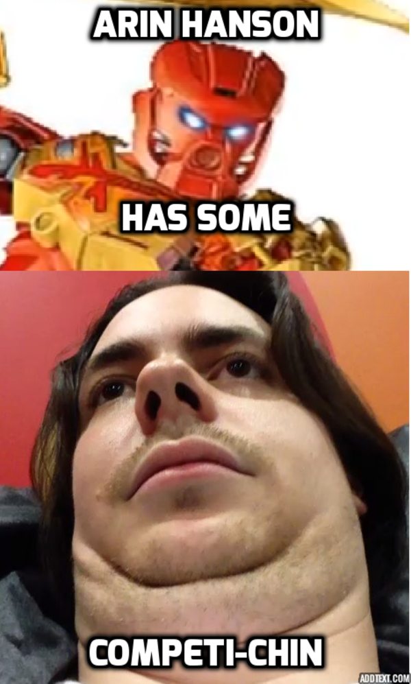 Competi-chin | Arin Hanson's Chin | Know Your Meme