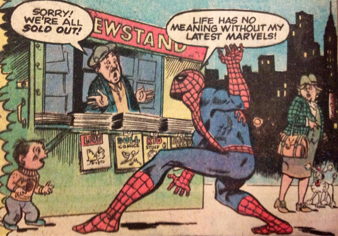 Spidey don't settle for "Dull Comics" | Spider-Man | Know Your Meme