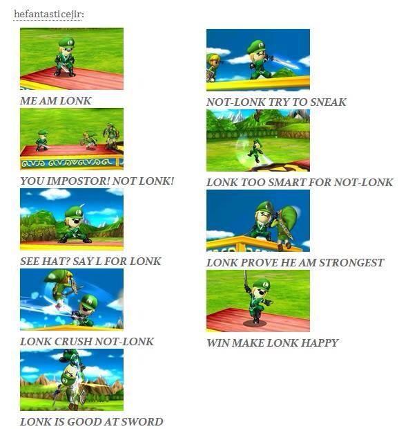 Lonk vs Not-Lonk | Super Smash Brothers | Know Your Meme