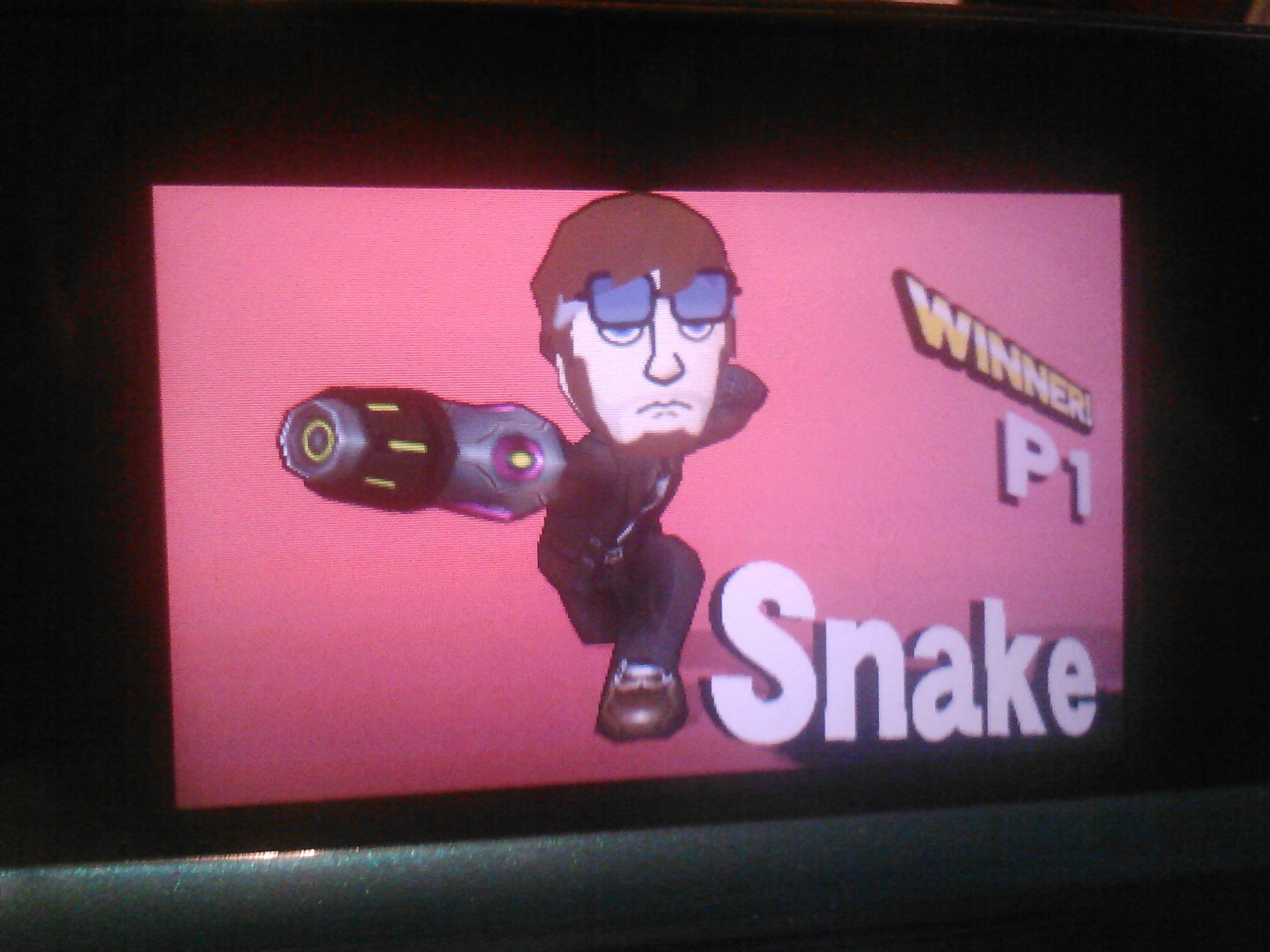 See? Snake IS in Smash 4! | Mii Gunner | Know Your Meme