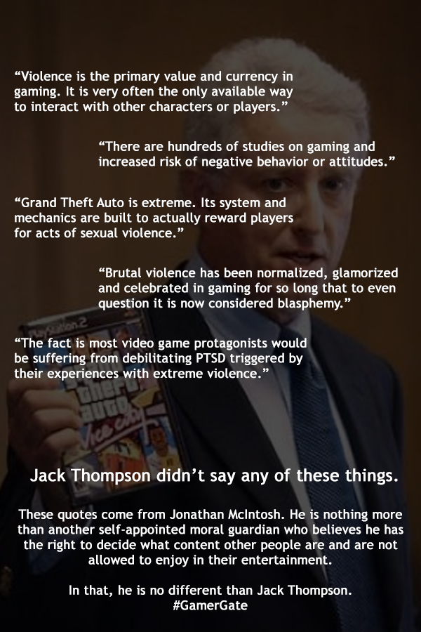 Jack Thompson (?) | GamerGate | Know Your Meme