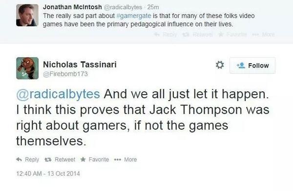 "Jack Thompson was right..." | GamerGate | Know Your Meme