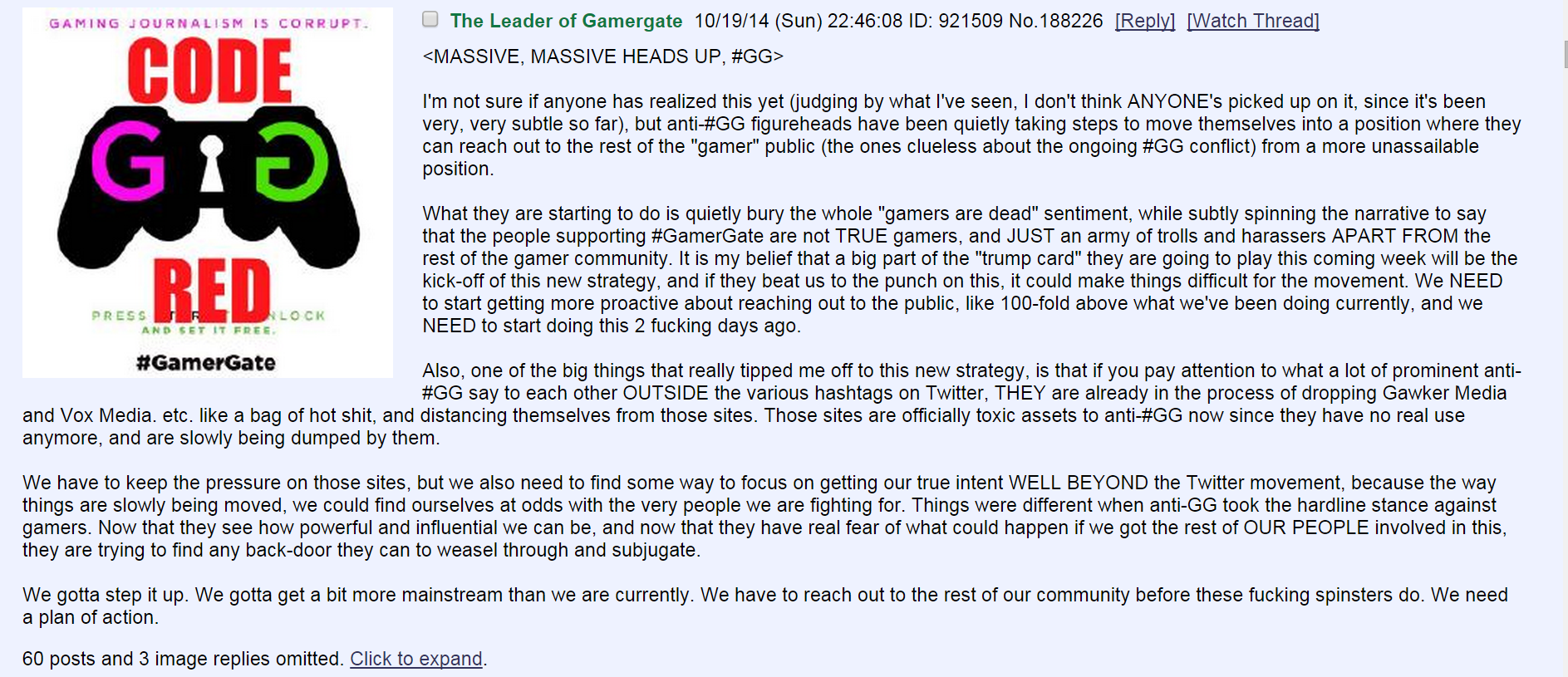 Code Red | GamerGate | Know Your Meme