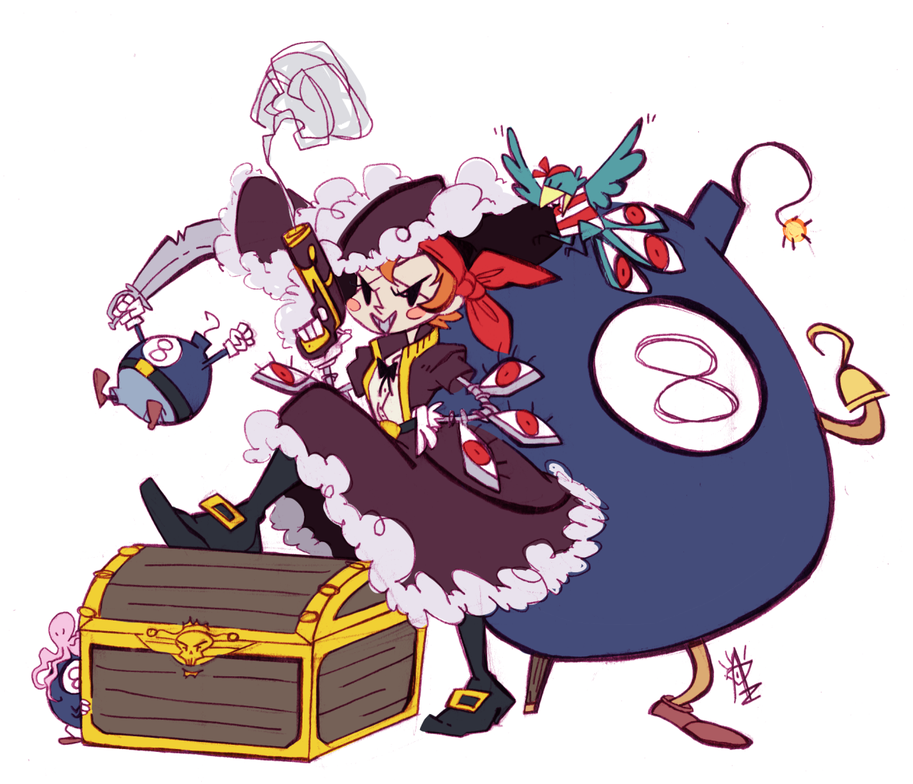 Pirate Peacock | Skullgirls | Know Your Meme