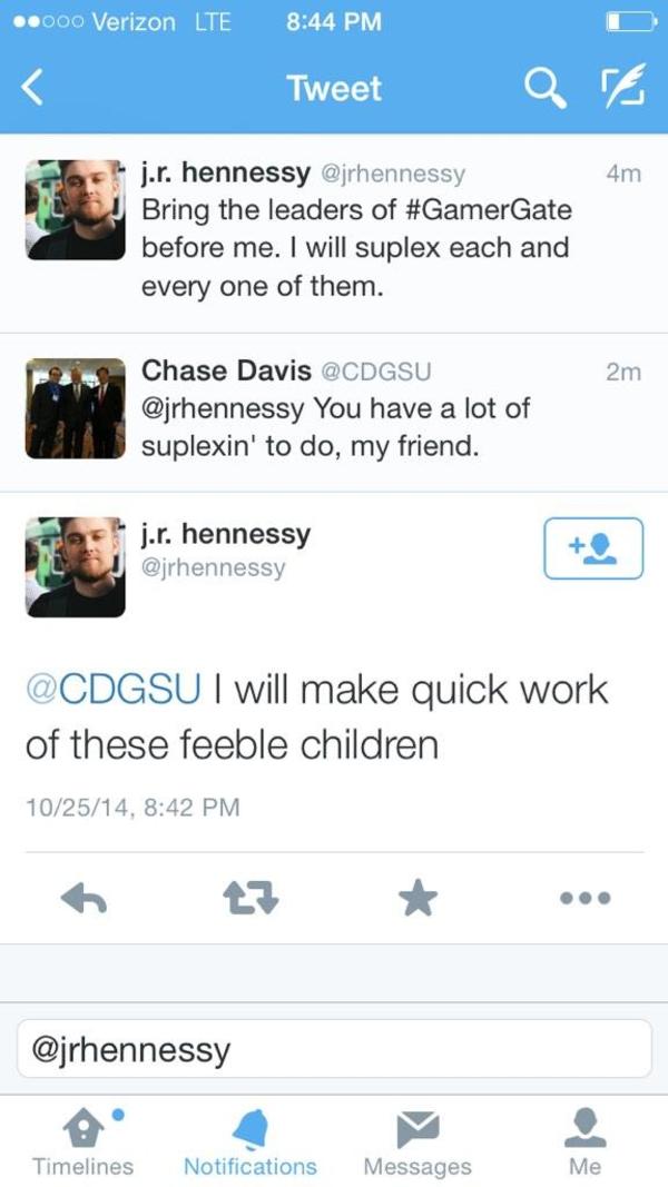 Fellows, ready your suplex skills. | GamerGate | Know Your Meme