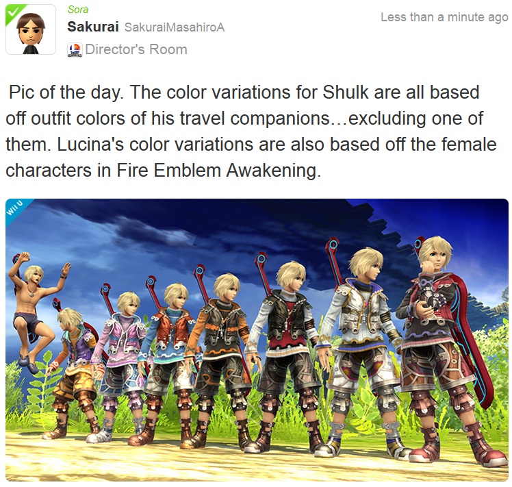 Shulk Costumes Revealed | Super Smash Brothers | Know Your Meme