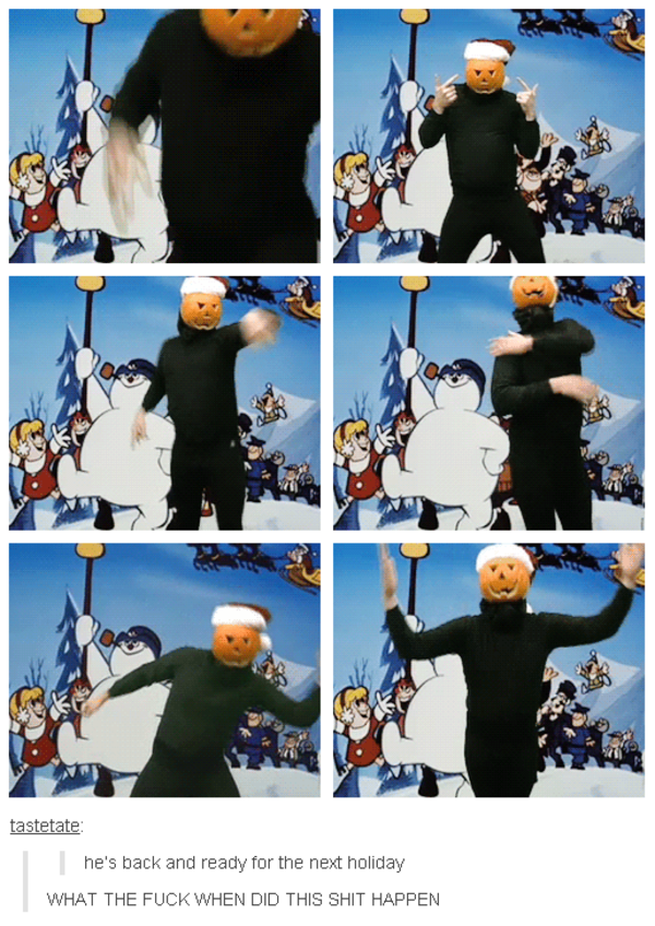 He's back and ready for the next holiday | The Pumpkin Dance | Know ...