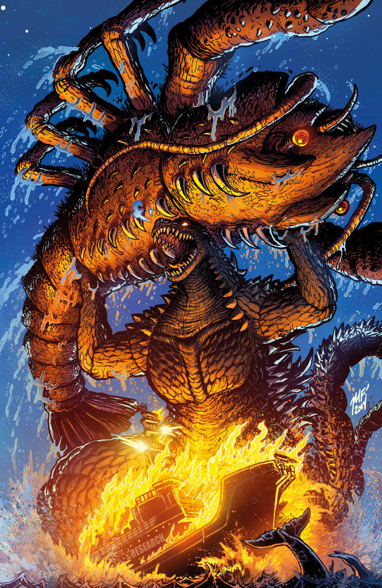 Matt Frank's Godzilla vs. Ebirah | Godzilla | Know Your Meme