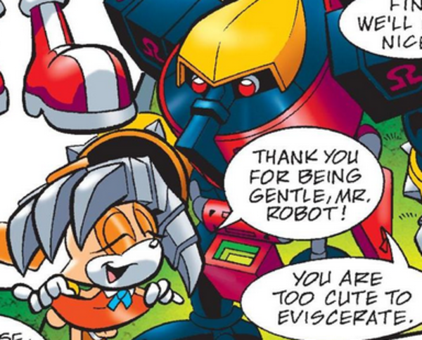 Omega has the best responses | Archie Sonic Comics | Know Your Meme