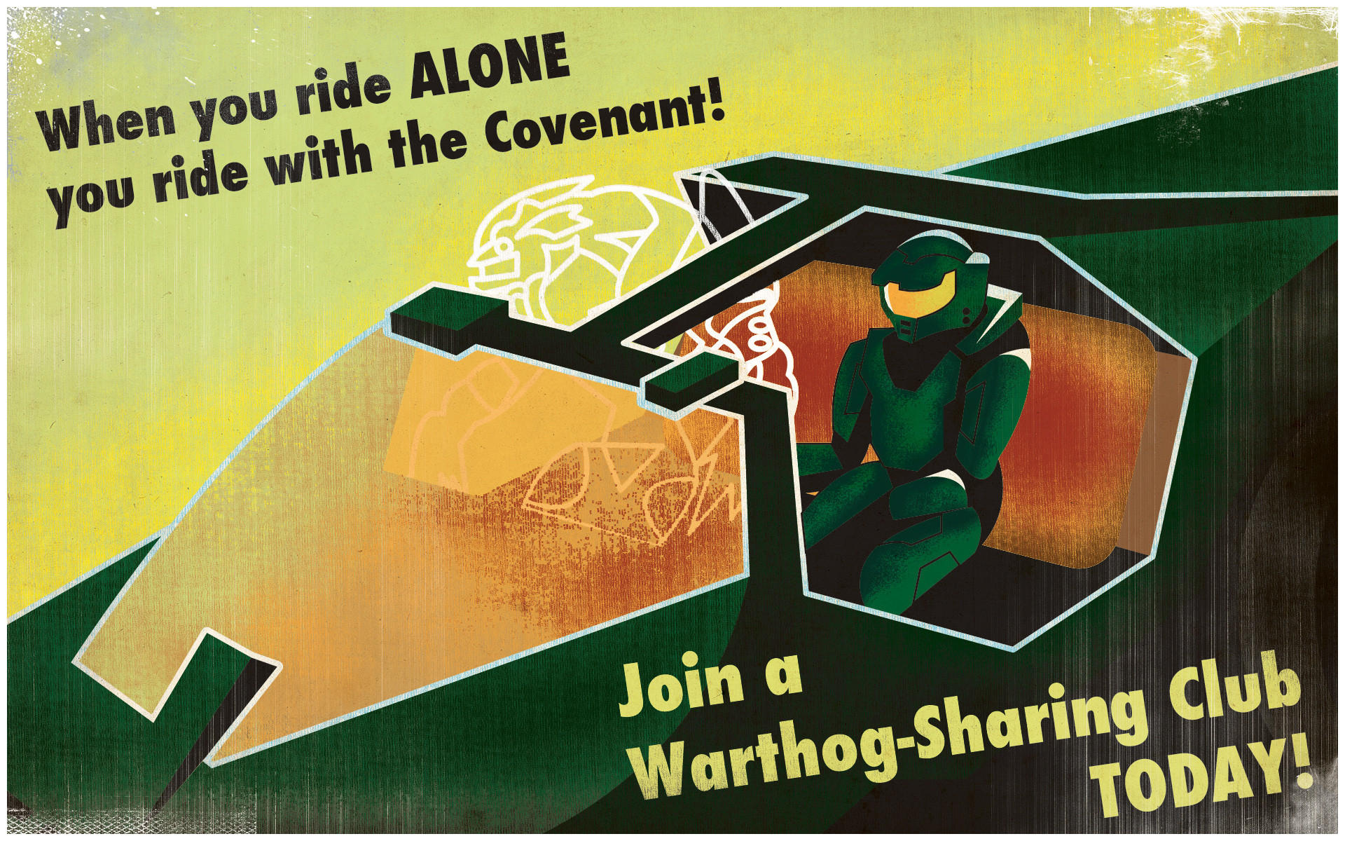 When you ride alone, you ride with the covenant! Join a Warthog-sharing ...