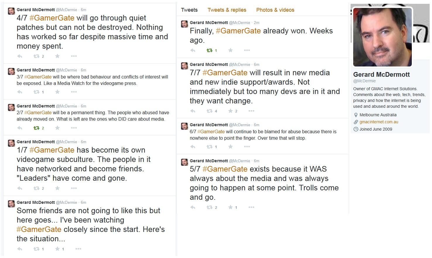 From Australia with love | GamerGate | Know Your Meme