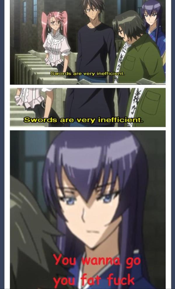 Saeko´s is angry. | Anime / Manga | Know Your Meme