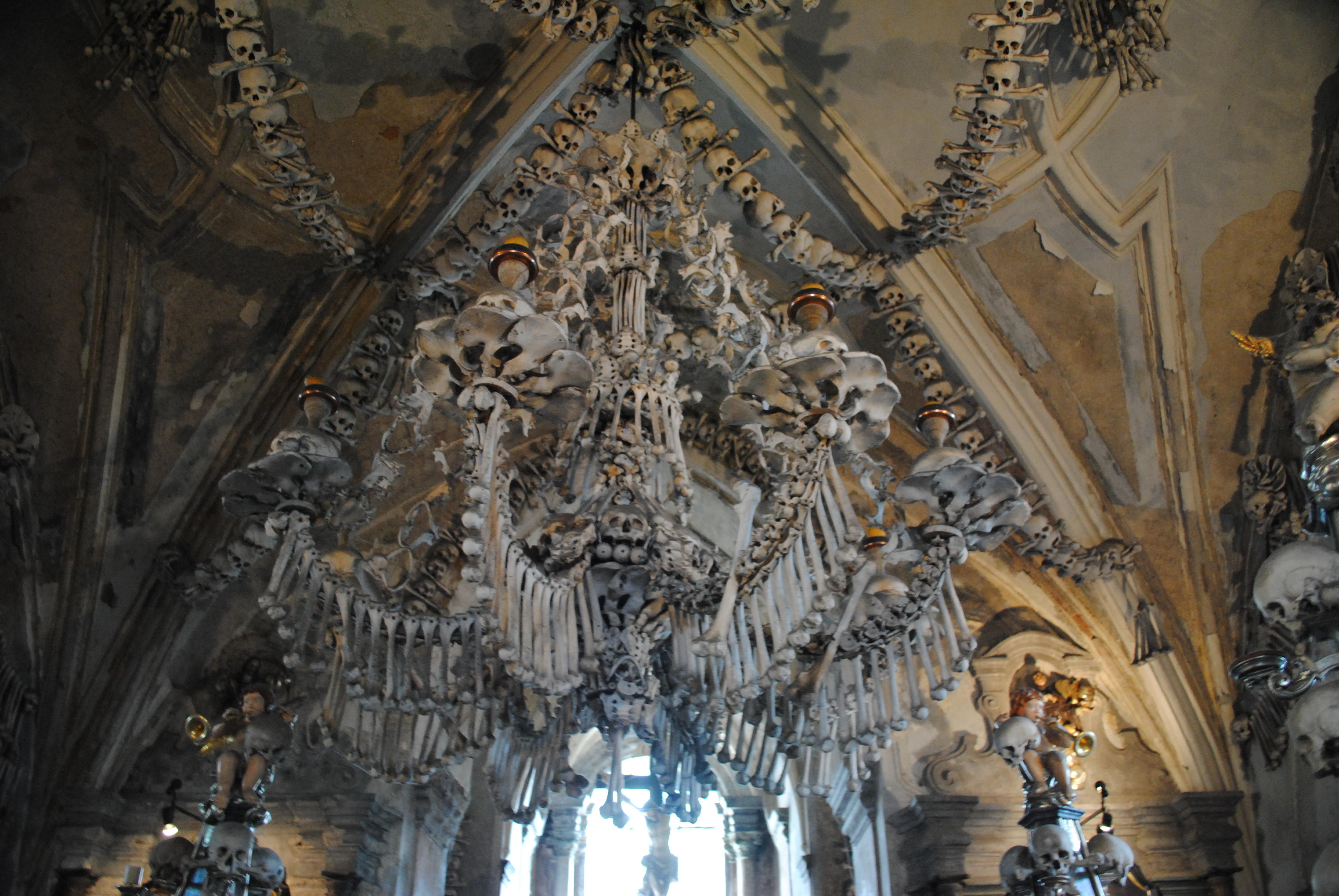Skeleton Church in Prague | Skeletons | Know Your Meme