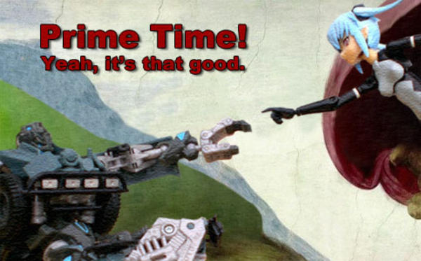 Prime Time! Poster | The Creation of Adam Parodies | Know Your Meme