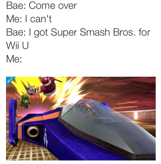 Bae Come Over Super Smash Bros | Bae Come Over | Know Your Meme