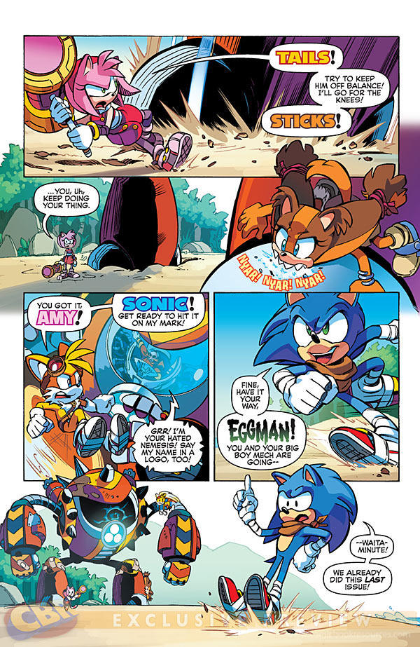 They're becoming self aware | Archie Sonic Comics | Know Your Meme