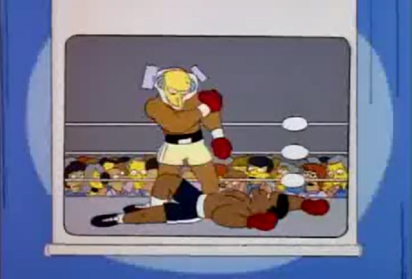 Mr. Burns as a boxer falsified | The Simpsons | Know Your Meme