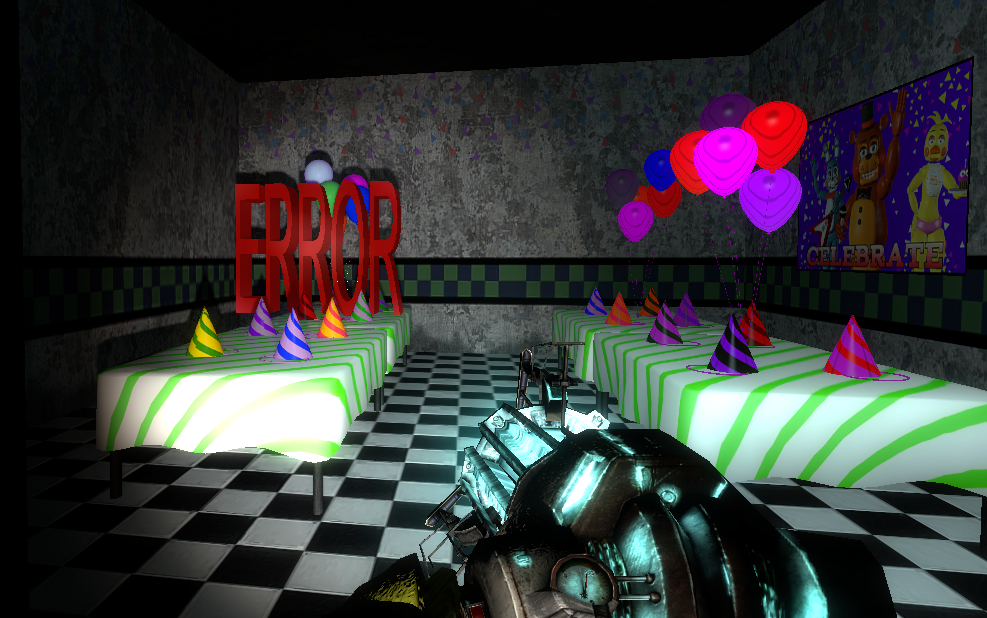 Didn't know this was a feature in the pizzeria... | Five Nights at ...