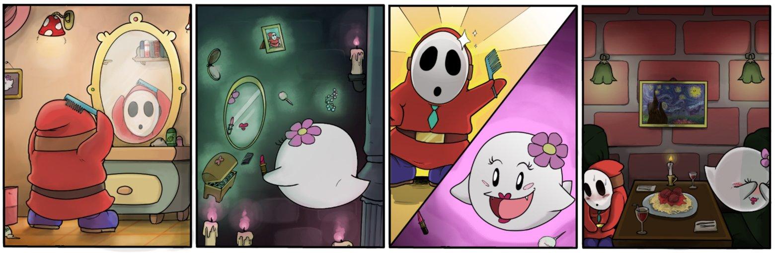 Shy Guy and Female Boo Twice Shy | Video Game Logic | Know Your Meme