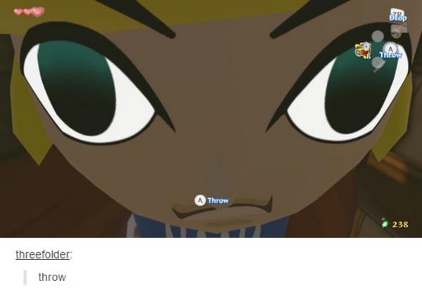 throw | The Legend of Zelda | Know Your Meme
