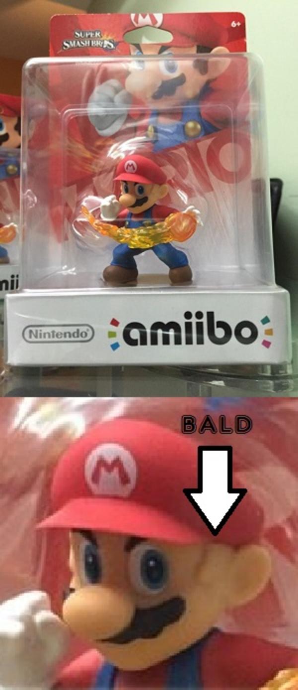Bald Mario Amiibo | amiibo | Know Your Meme